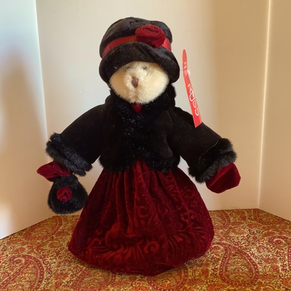 Russ | Toys | Vintage Russ Mariska Stuffed Bear Dressed In Black Faux ...